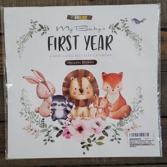 Office | Babys First Year Calendar With Stickers | Poshmark